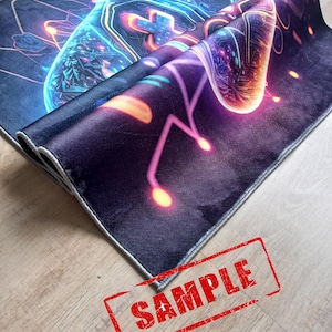 Game Rug, Game Controller Rug, Game Room Rug, Neon Game Rug, Game Decor ...