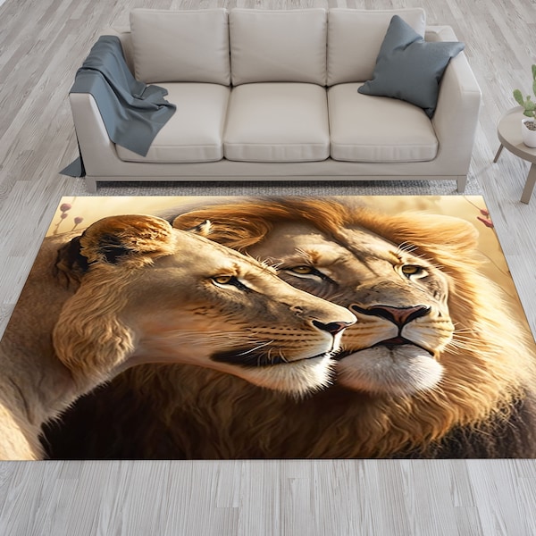 Lion Rug - Etsy