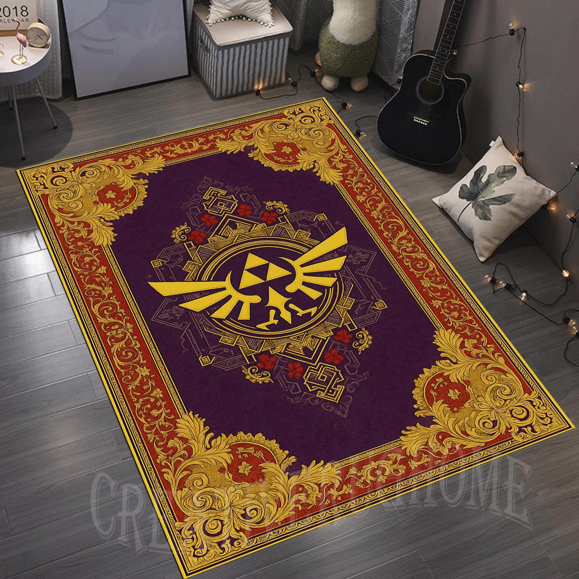 Zelda Legend Rug, Game Room Decor, Gamer Gift - Etsy
