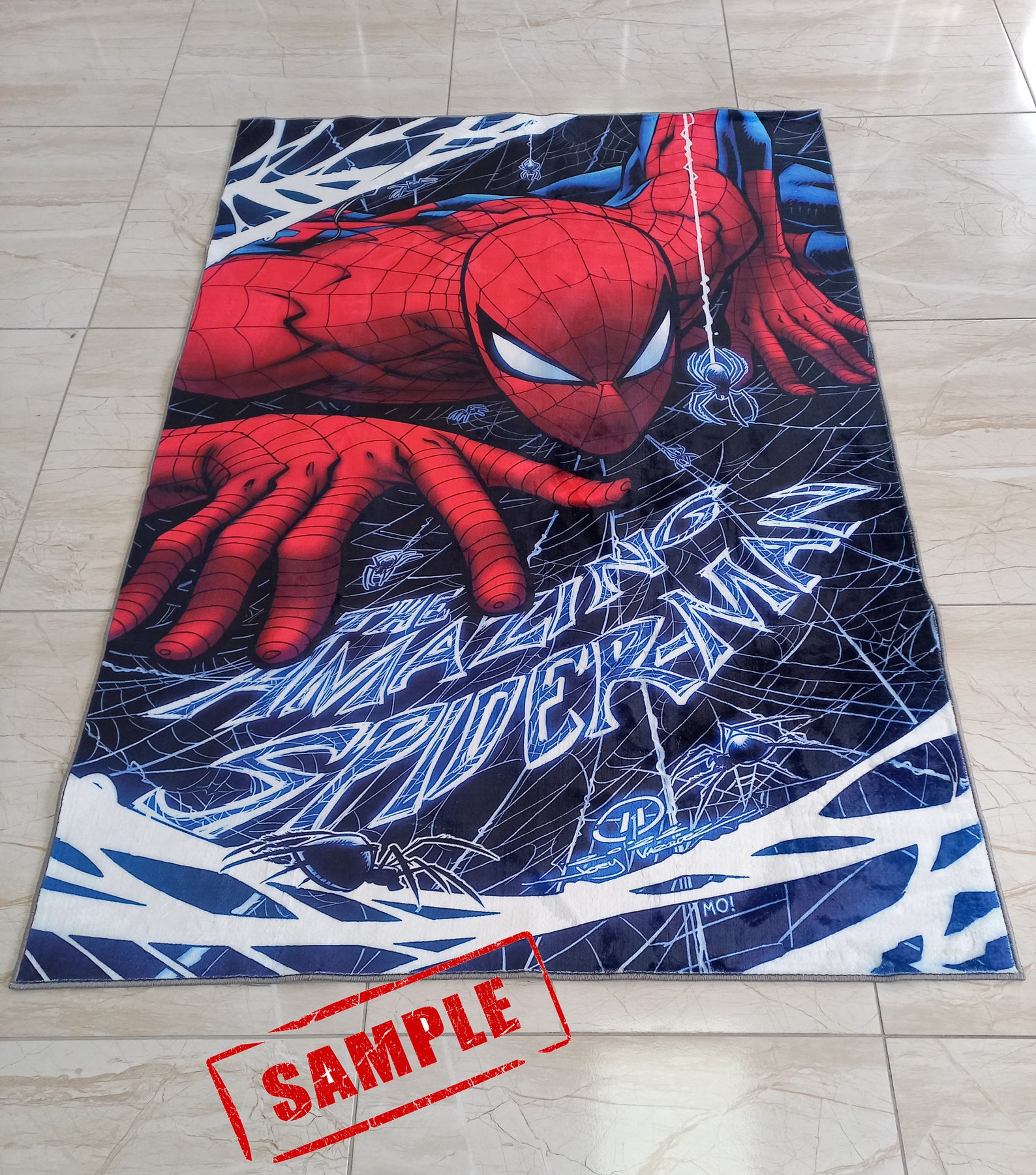 Spiderman, Spiderman Rug, Spider Man Rug, Kids Room Rug, Gift Spiderman ...