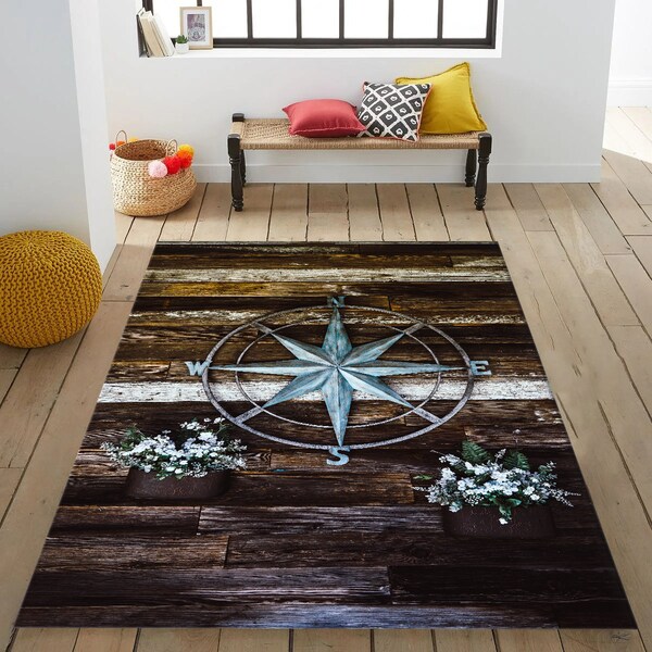 Nautical Rug - Etsy