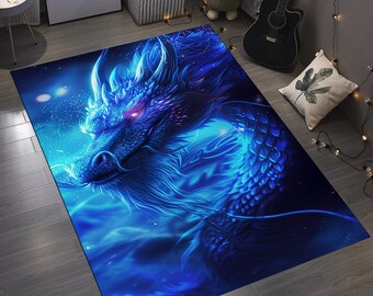 Dragon, Dragon Pattern Rug, Pink Dragon Rug, Dungeons Dragons Rug ...