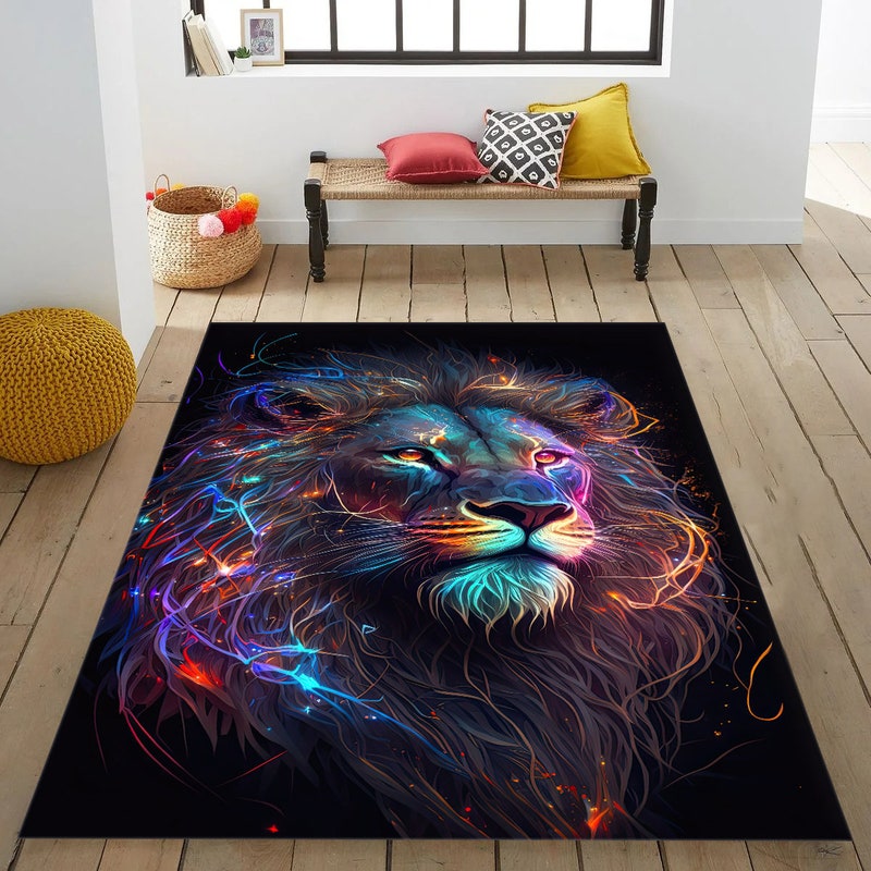 Lion Rug - Etsy