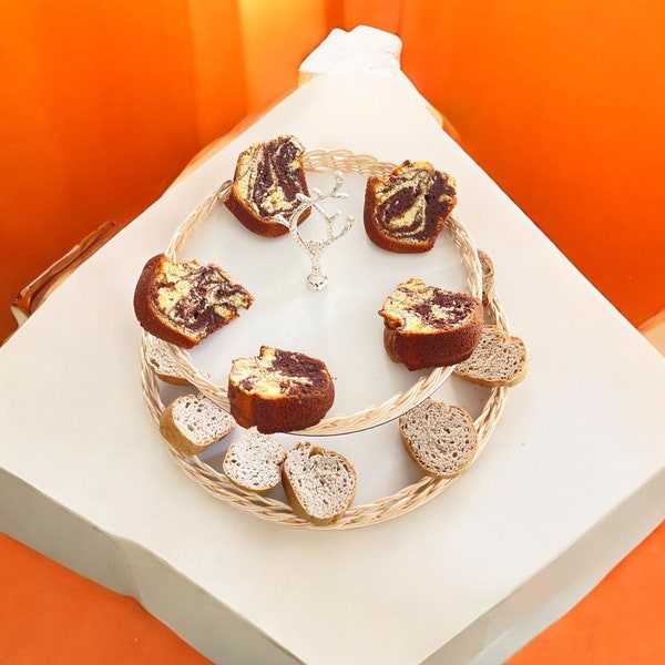 Wicker Cake Stand - Etsy