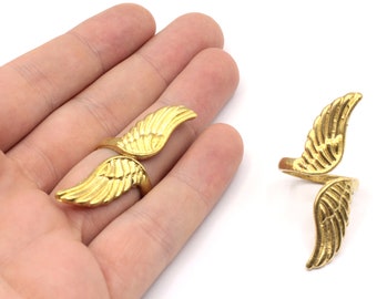 Angel Wing Ring - Etsy