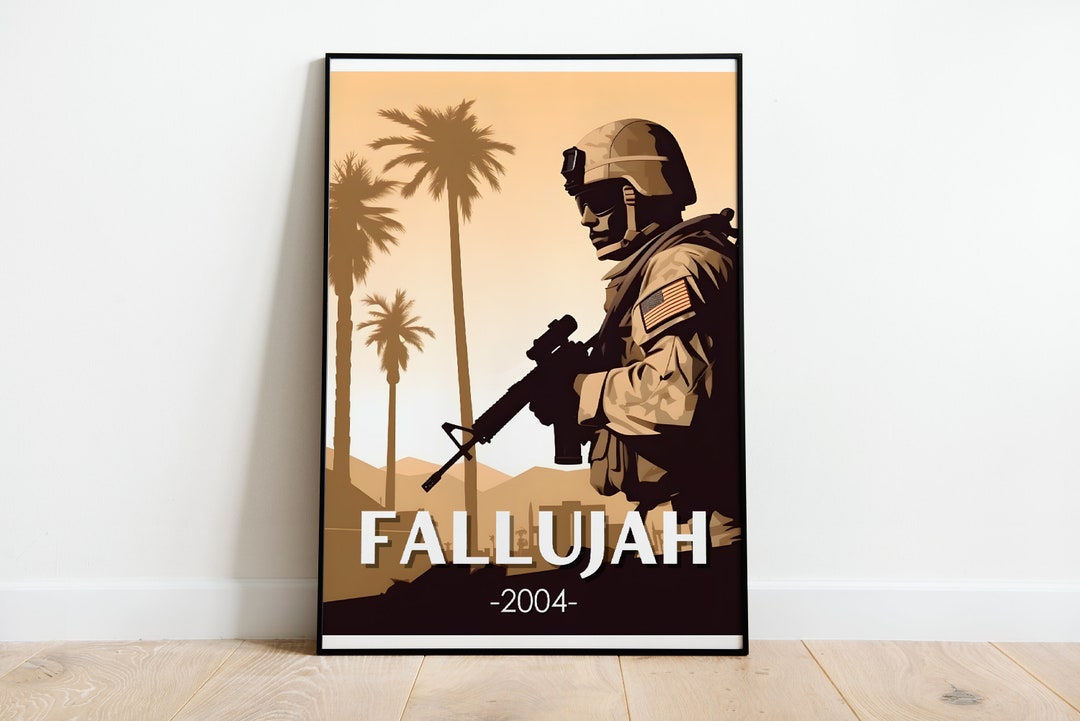 Fallujah Military Travel Poster Print Wall Art Digital - Etsy
