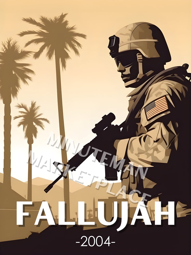 Fallujah Military Travel Poster Print Wall Art Digital - Etsy