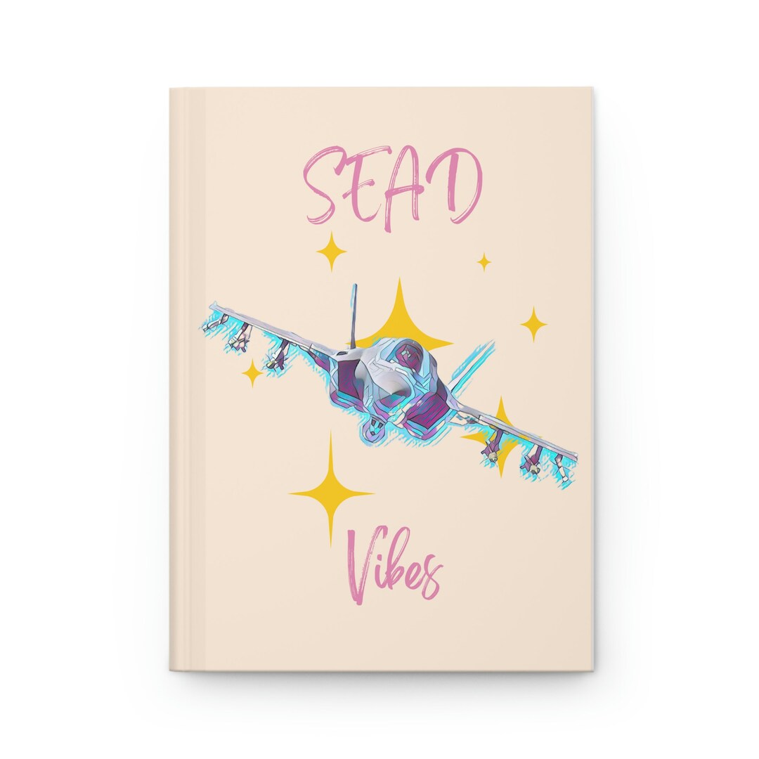 Pink Cute F-35 Lightning II Notebook Journal for Air Force Panther ...