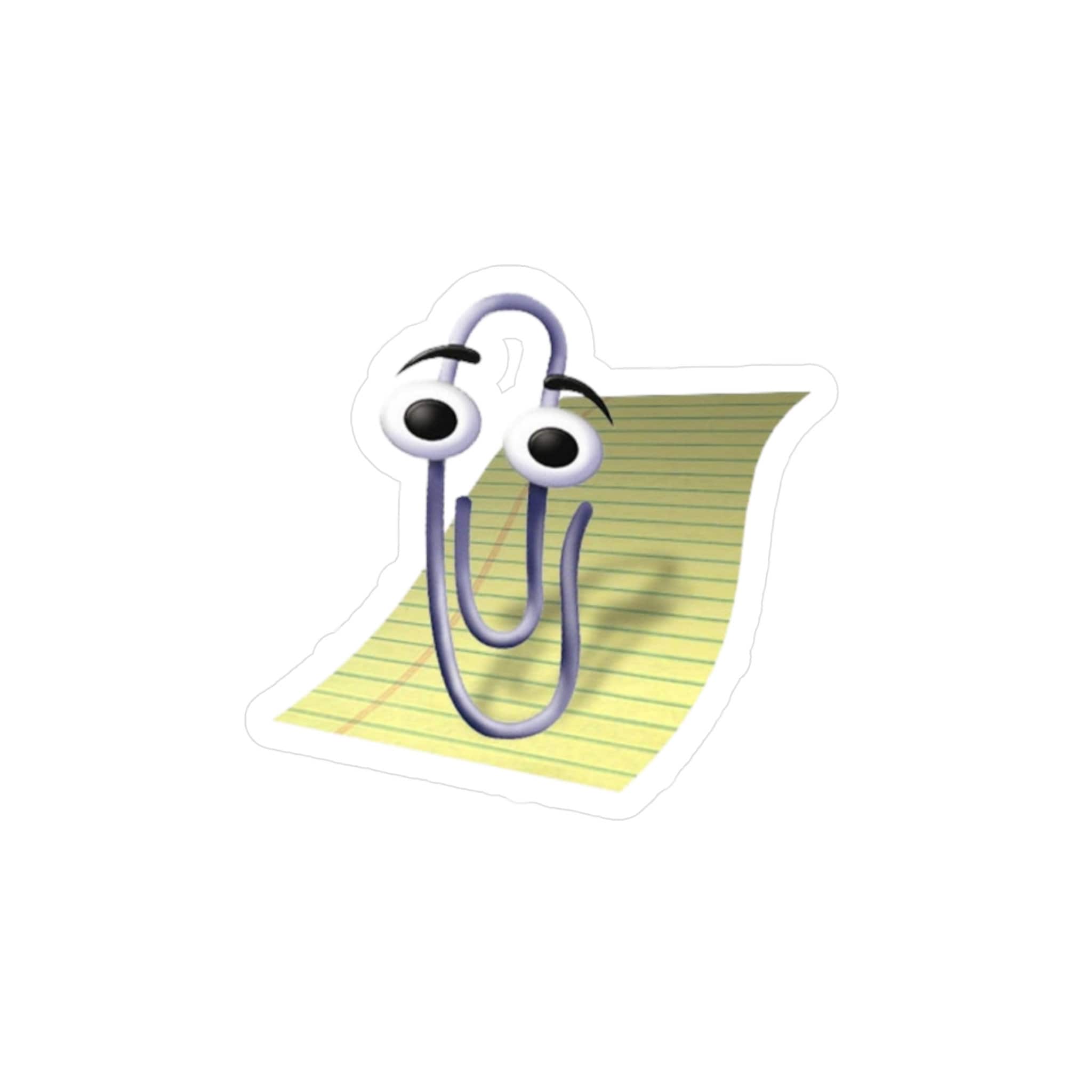Clippy Microsoft Word Sticker - Etsy