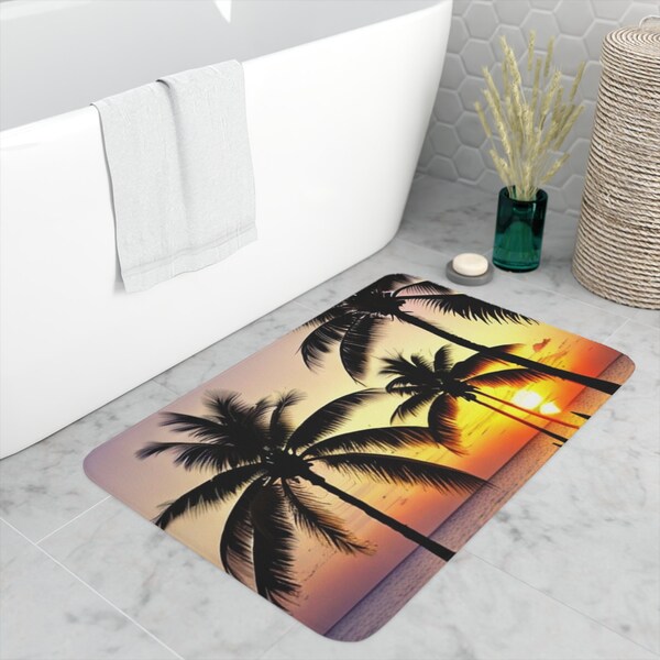 Palm Tree Rug - Etsy