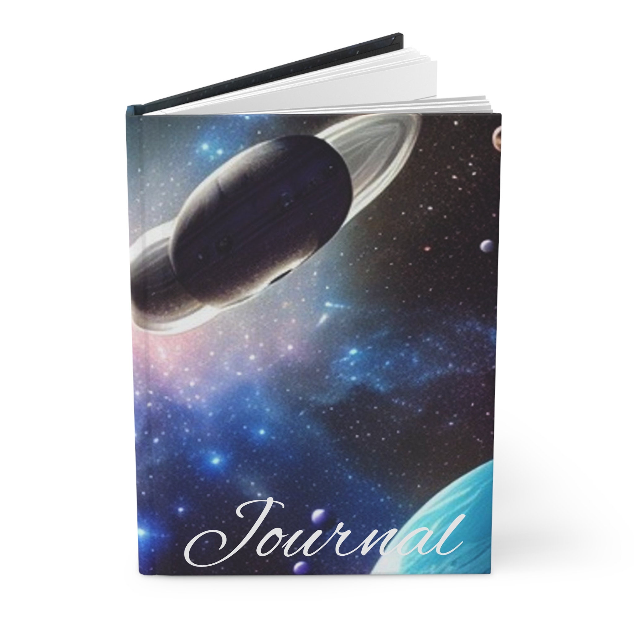 Outer Space Designed Hardcover Journal | Nature Inspired Writing ...
