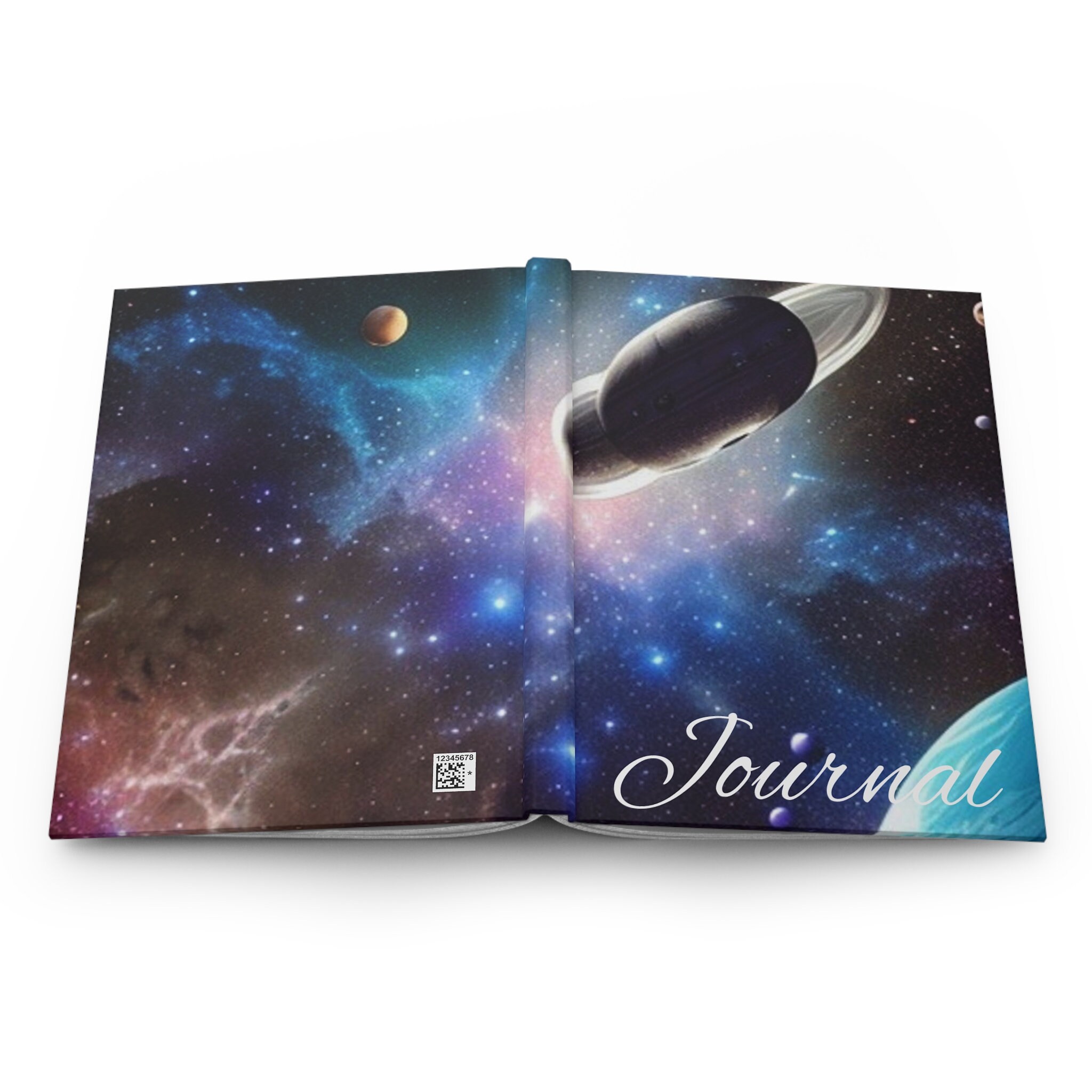 Outer Space Designed Hardcover Journal | Nature Inspired Writing ...
