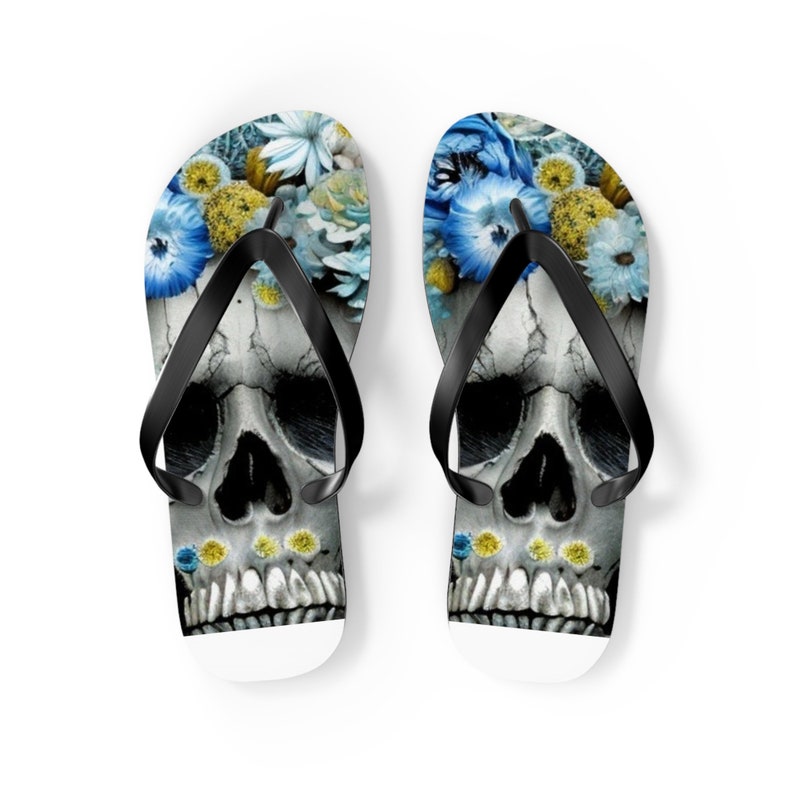 Tropical Palm Tree Flip Flops | Beach Sandals | Vacation Footwear ...