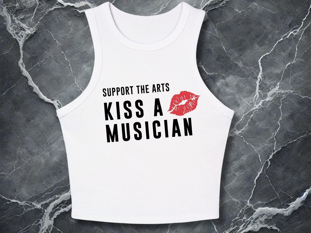College Merch Tank Top for Music Lover's Ribbed Tank Top Musician Gift ...