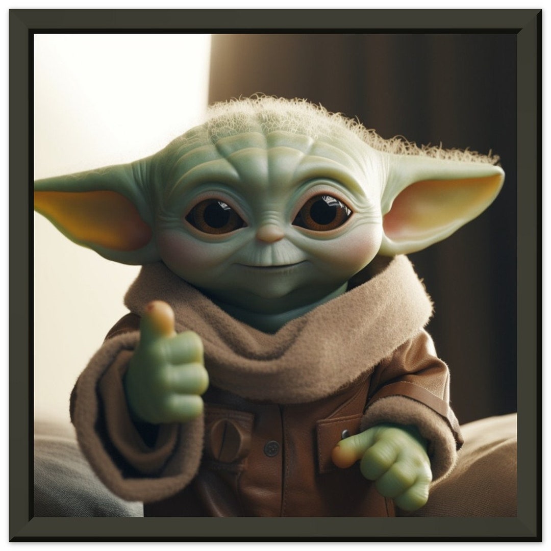 Yoda Thumbs up Star Wars Collection Premium Matte Paper - Etsy