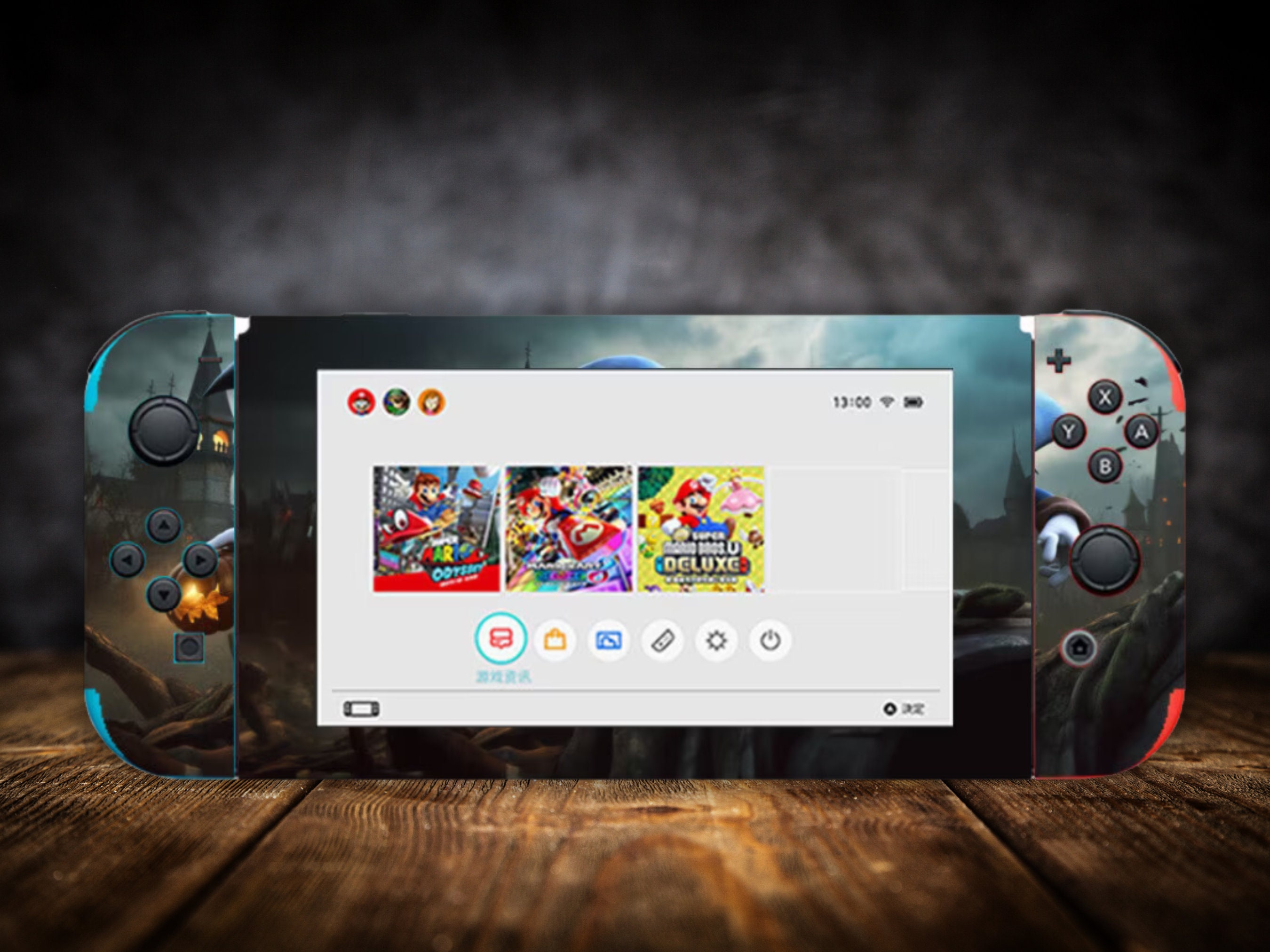 Sonic Nintendo Switch Sticker Skin Sonic Switch Haunted Halloween ...