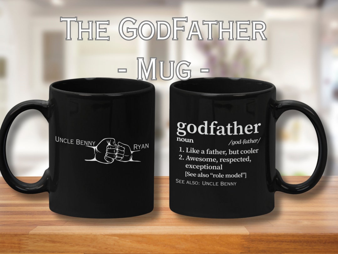 Personalized Godfather Mug, Godfather Proposal, Godfather Gift, Cadeau ...