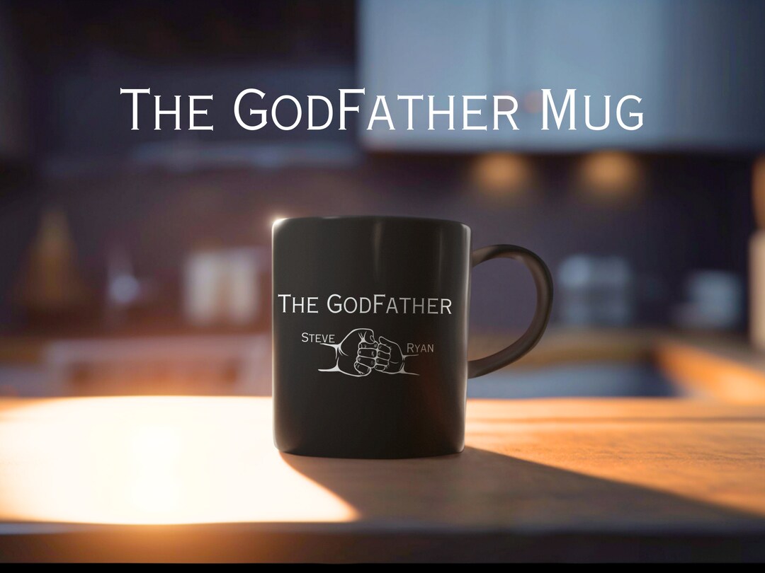Personalized Godfather Mug, Godfather Proposal, Godfather Gift, Cadeau ...