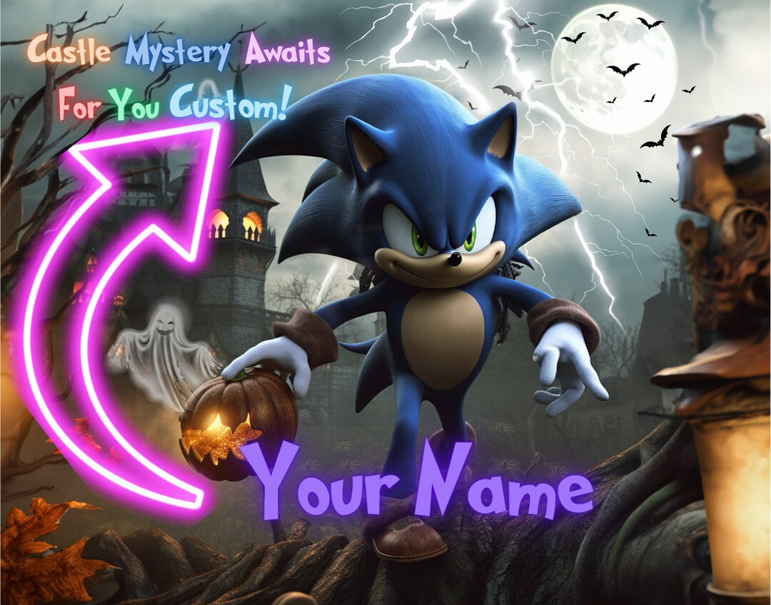 Personalized Sonic Jigsaw Puzzle, Personalized Name Puzzle Boy ...