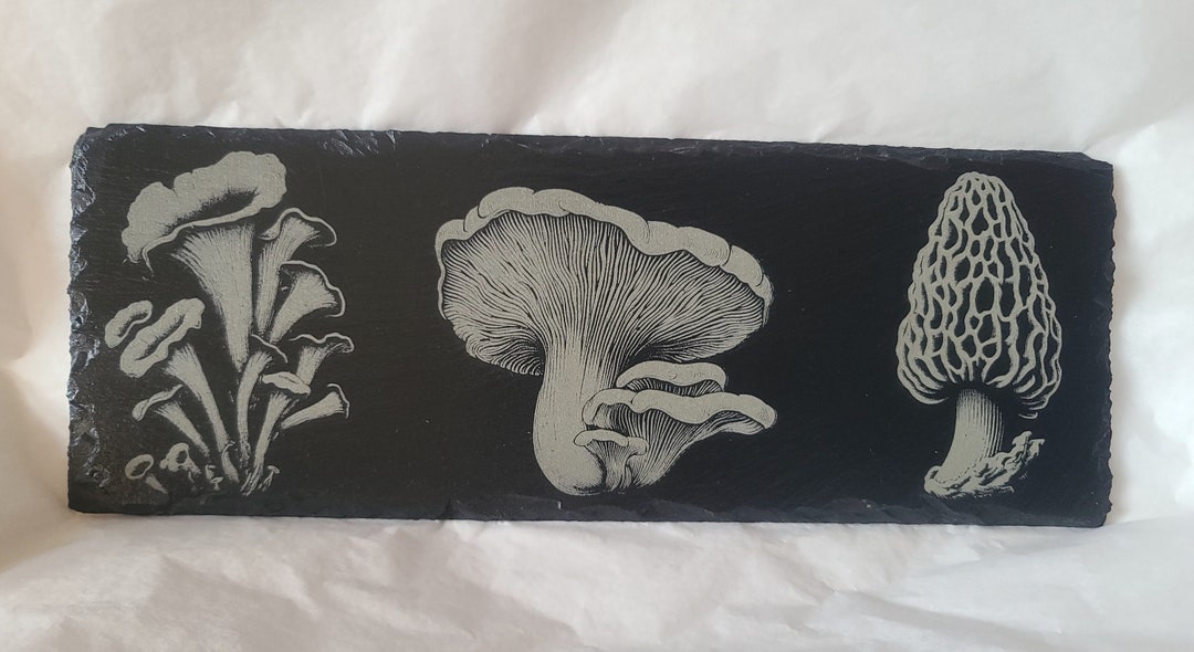 Trivet Slate Mushrooms - Etsy