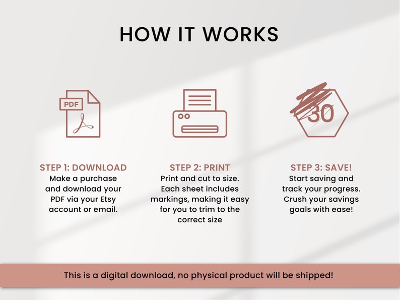 5000 Savings Challenge Printable, 5K in 6 Months, 1 Year, 52 Weeks or ...