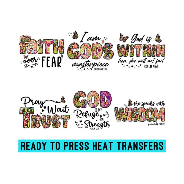 Christian Heat Transfers - Etsy
