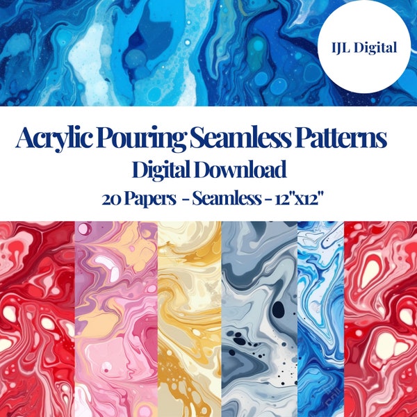 Acrylic Pouring Jpeg - Etsy