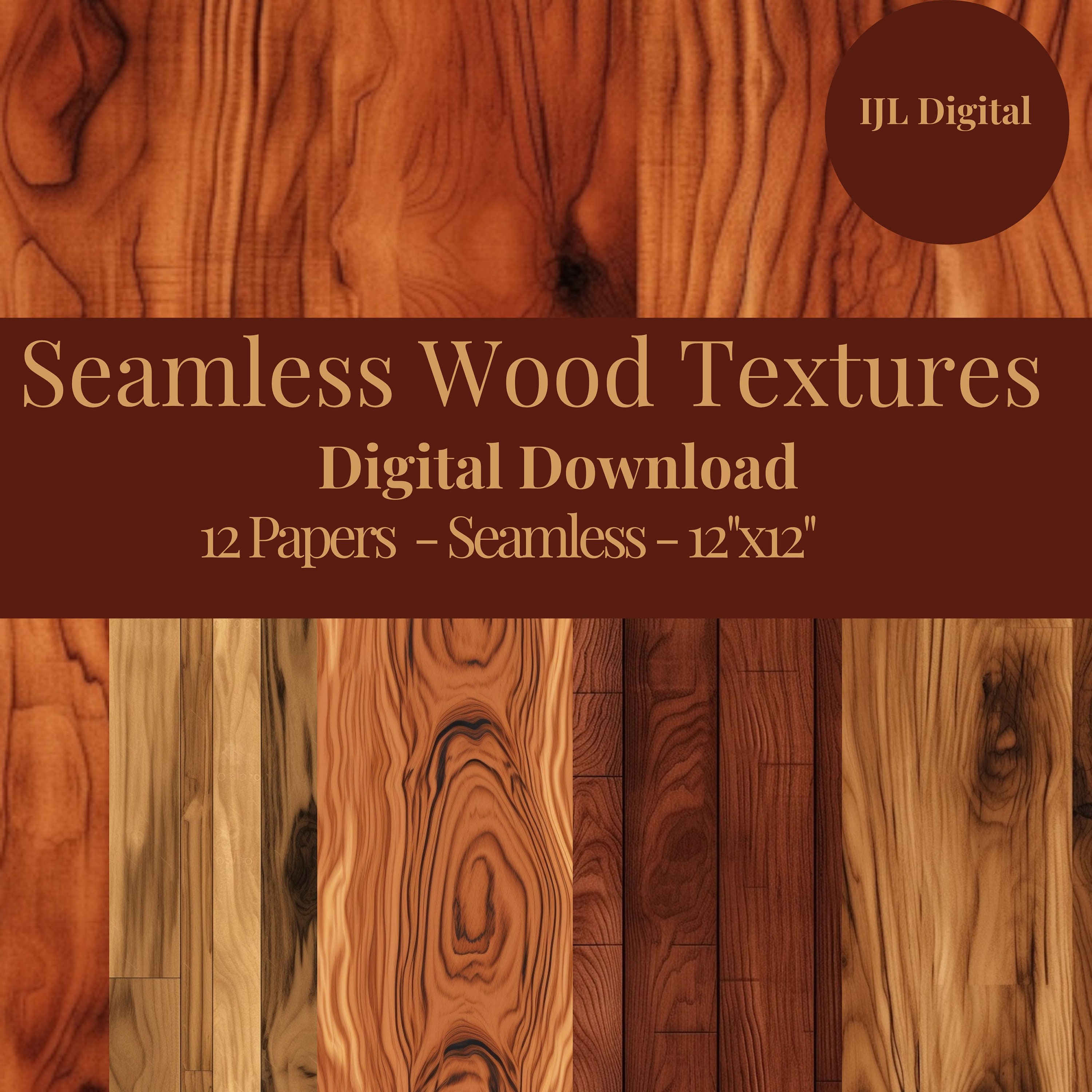 Repeating Wood Grain Background