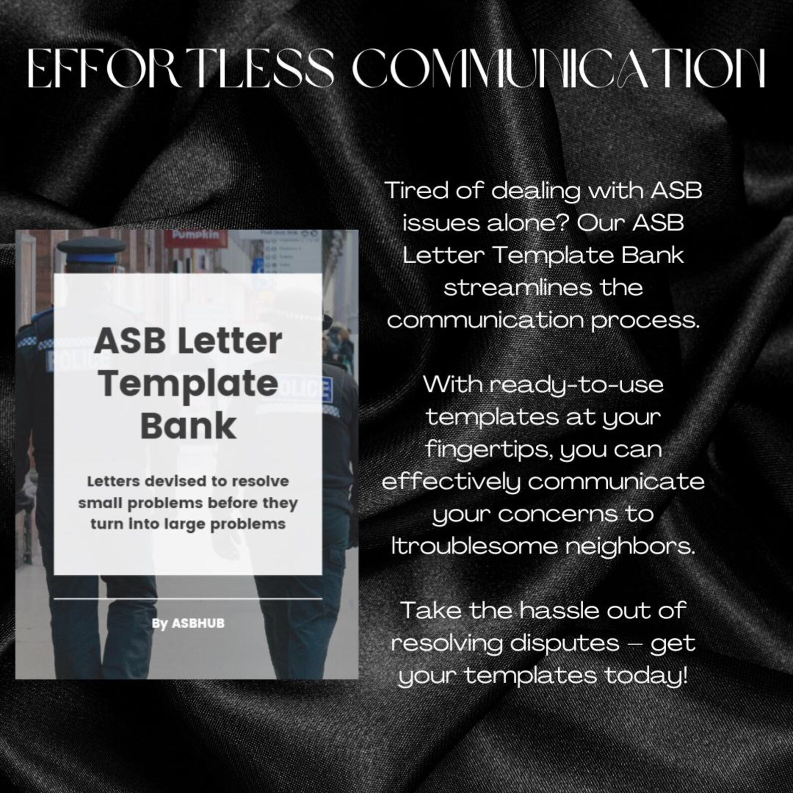 ASB Letter Template Bank - Etsy