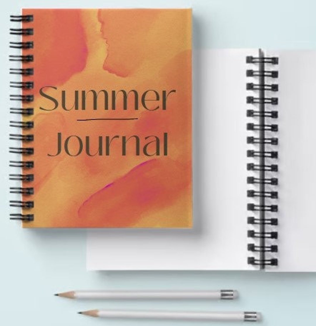 Printable Summer Aesthetic Watercolour Journal - Etsy