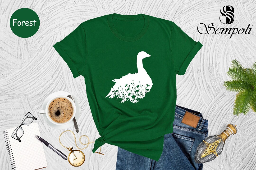 Sebastopol Goose Floral Shirt, Goose Shirt, Cute Goose Shirt, Funny ...