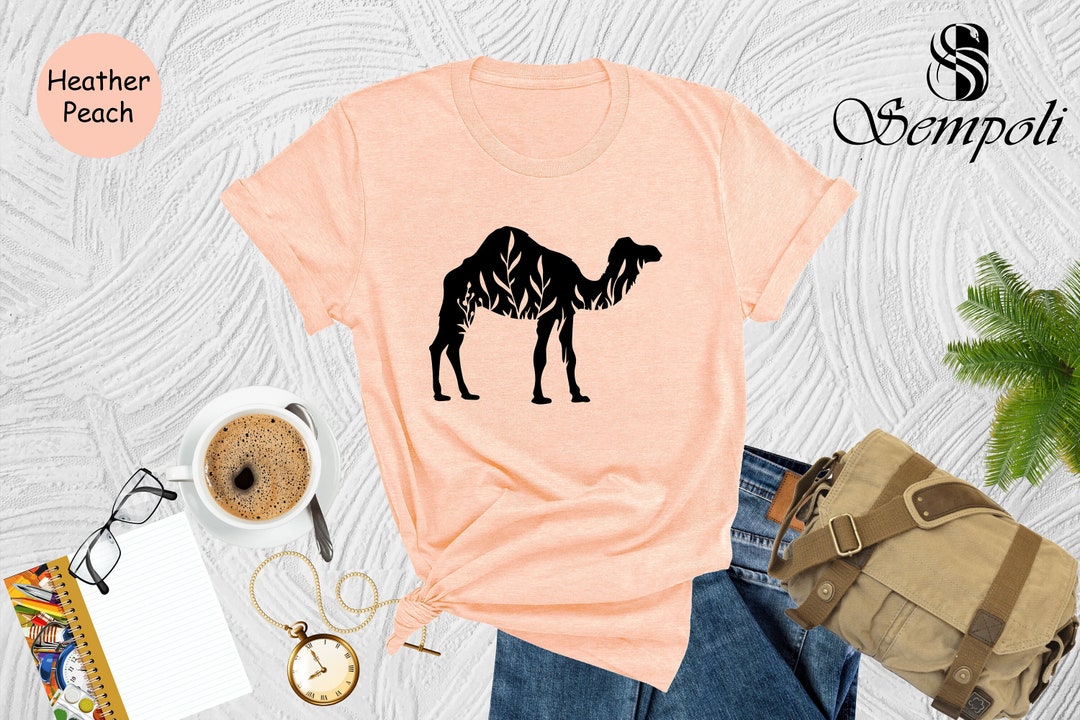 Floral Camel Shirt, Camel Shirt, Desert Animals Shirt, Camel Lover ...