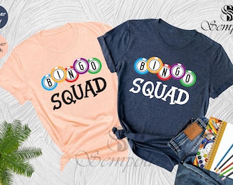 Bingo Crew Shirt, Bingo T-shirt, Bingo Game Lover, Funny Bingo Player T ...