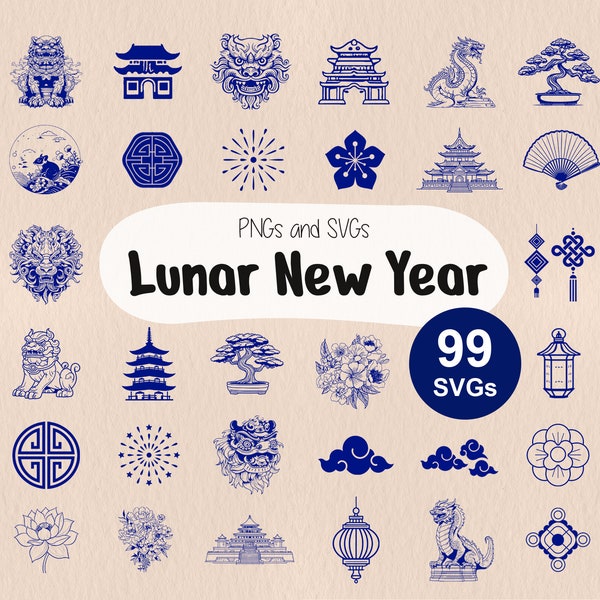 Chinese New Year Svg - Etsy