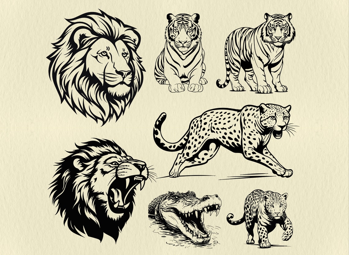 Wild Animal SVG, Safari Animals, Zoo Animal SVG, Gazelle Cricut ...