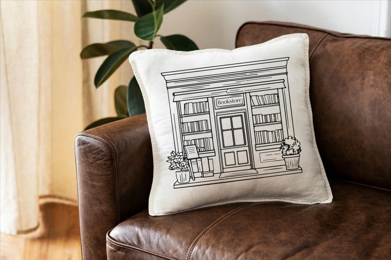 Book Shop SVG, Book Store Cricut, Bookstore Front Laser, Bookshop ...