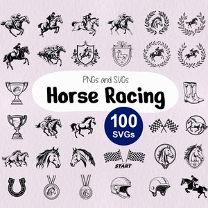 Horse Racing SVG, Horse Riding SVG Files for Cricut, Equestrian Svg ...