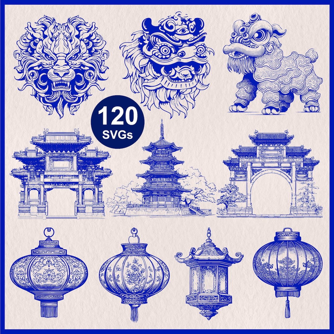 99 High Quality Asian Culture SVG | Asian Art Motif | Chinese SVG ...