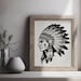 Native Chieftain SVG | Indian American Chief | Native American Tribal ...