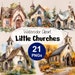 Little Church Clipart: Beautiful Rustic Church, Cottage Chapel PNG ...