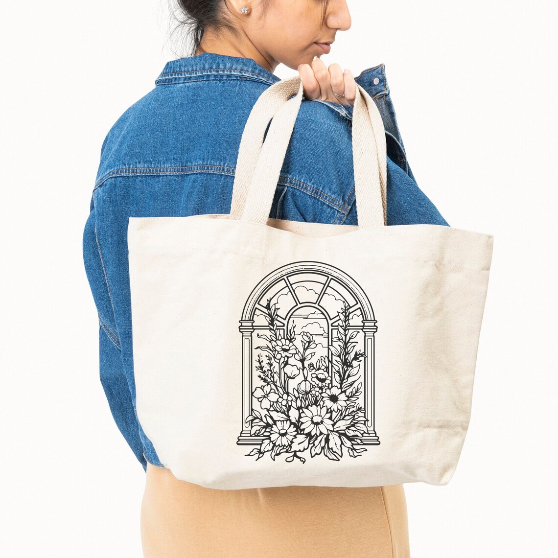 Fairy Tale Window SVG, Flower Window Cricut File, Fairy Tale ...