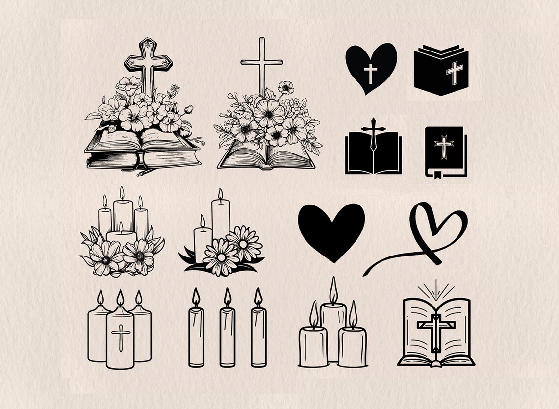 Church SVG Bundle, Catholic SVG, Bible SVG, Church Svg Cut Files ...