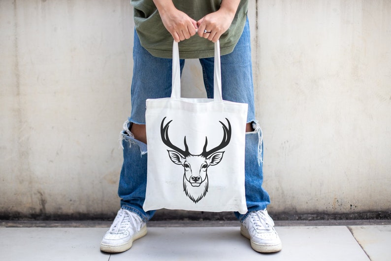 Deer Head SVG: Moose and Fawn Clipart, Hunting Trophy Vector File - Etsy