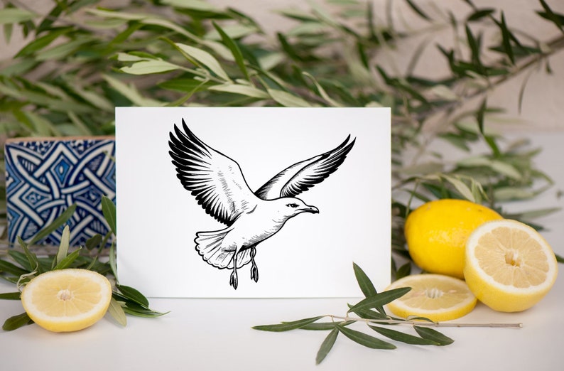Flying Seagull SVG, Seagull Cricut File, Seagull Lasercut, Seagull SVG ...