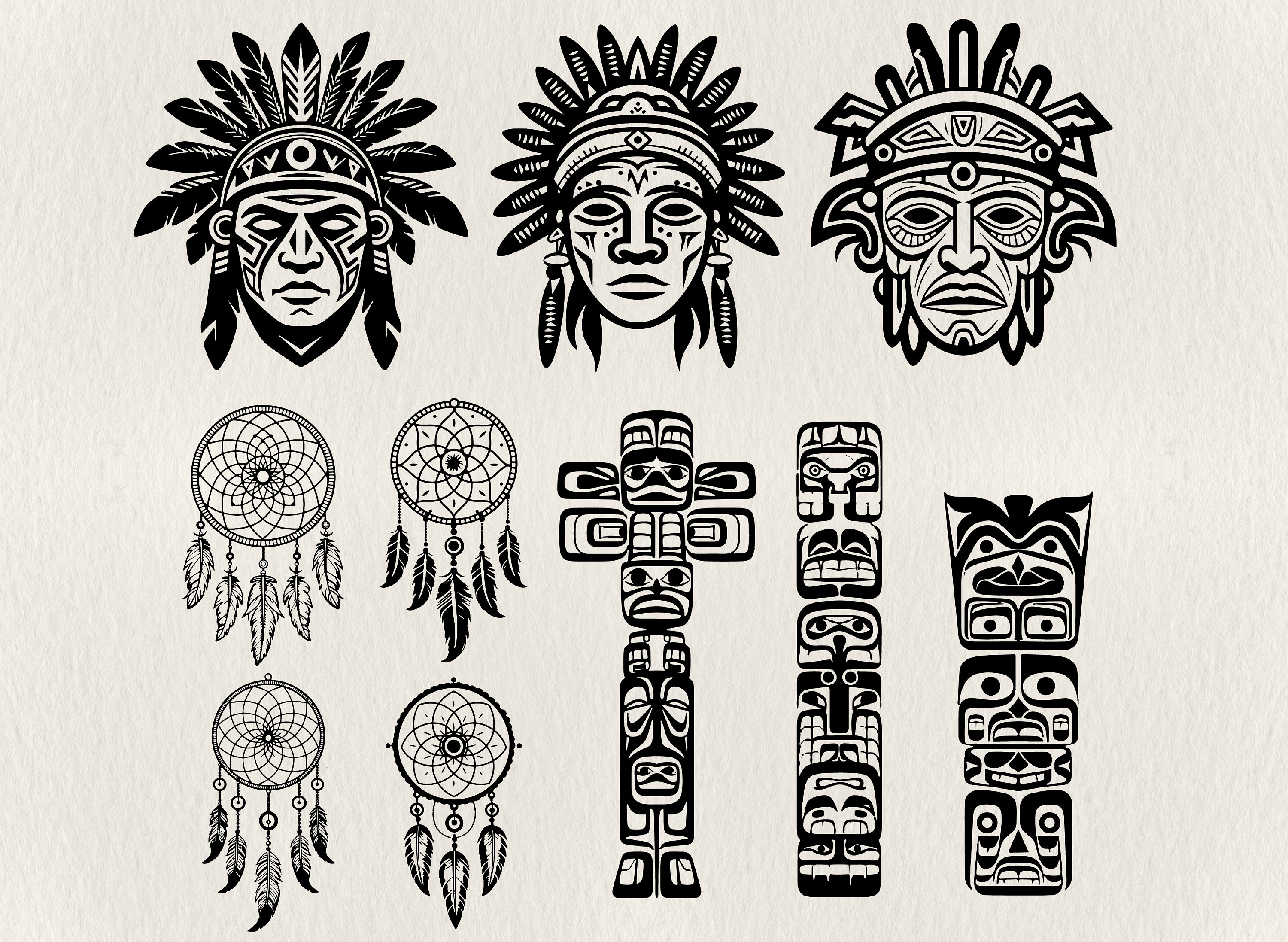 Native American SVG, Native Indians SVG Design, Indian American SVG ...