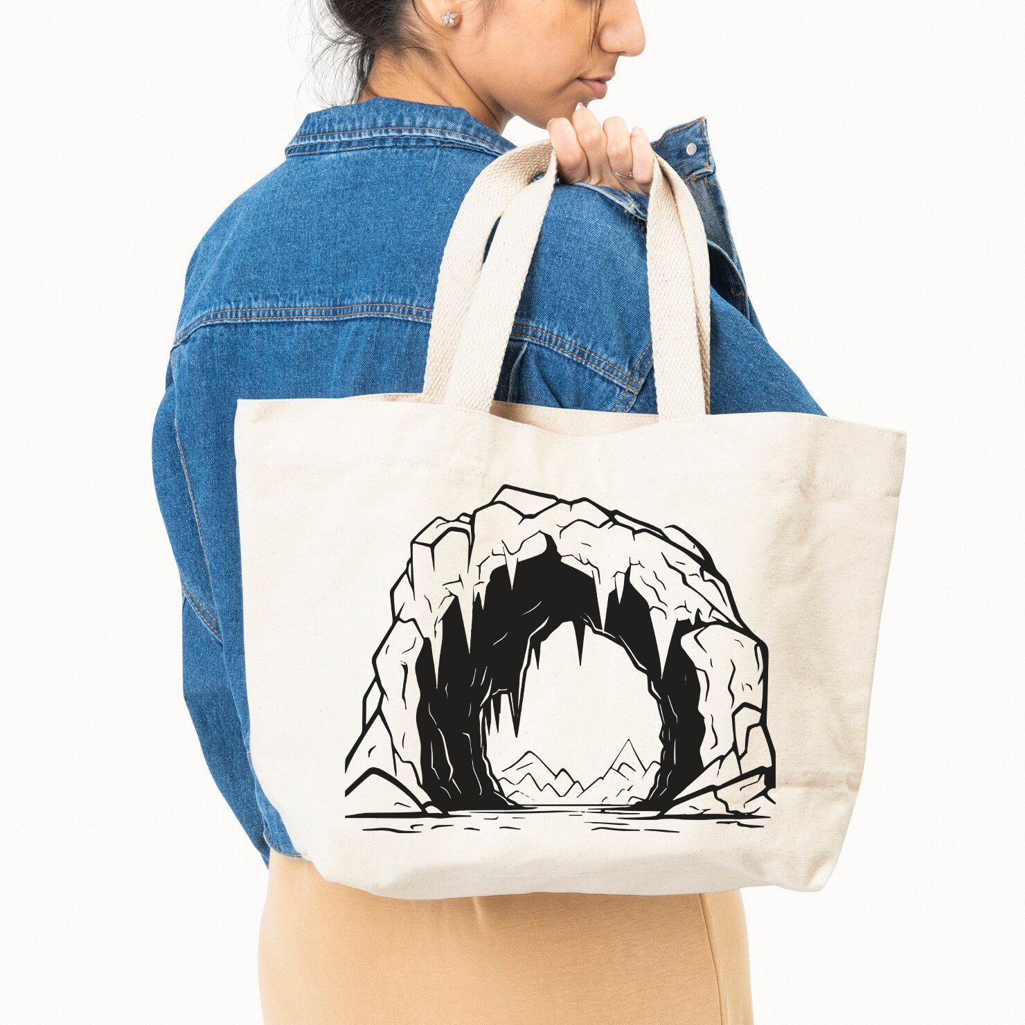 Arctic Tundra SVG: Ice Cave, Ice Berg, Cavern, Polar Landscape ...