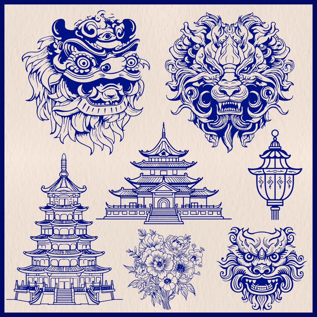 99 High Quality Asian Culture SVG | Asian Art Motif | Chinese SVG ...