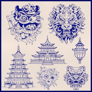 99 High Quality Asian Culture SVG | Asian Art Motif | Chinese SVG ...