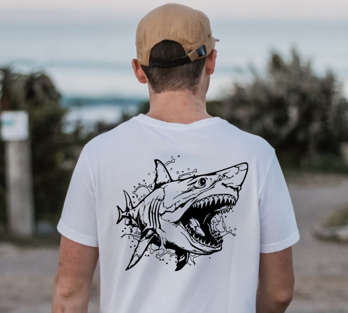 Shark SVG, Shark Attack Cricut, Jaws SVG Stencil, Shark Jaws Clipart ...