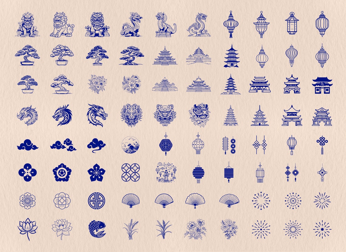 Chinese New Year SVG Bundle, Chinese SVG Cricut, Year of the Dragon Svg ...